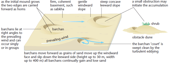 Desert Features created by Wind | gcse-revision, geography, desert ...
